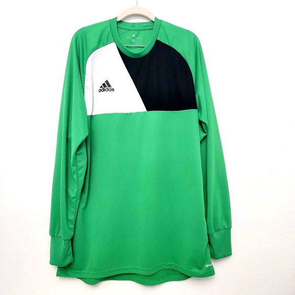 adidas | Shirts | Adidas Assita Climalite Kelly Green Black White ...